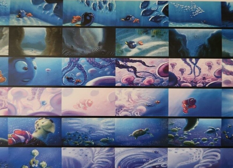 Finding Nemo Film Shots Concept Art by Ralph Eggleston Pixar Postcard ...