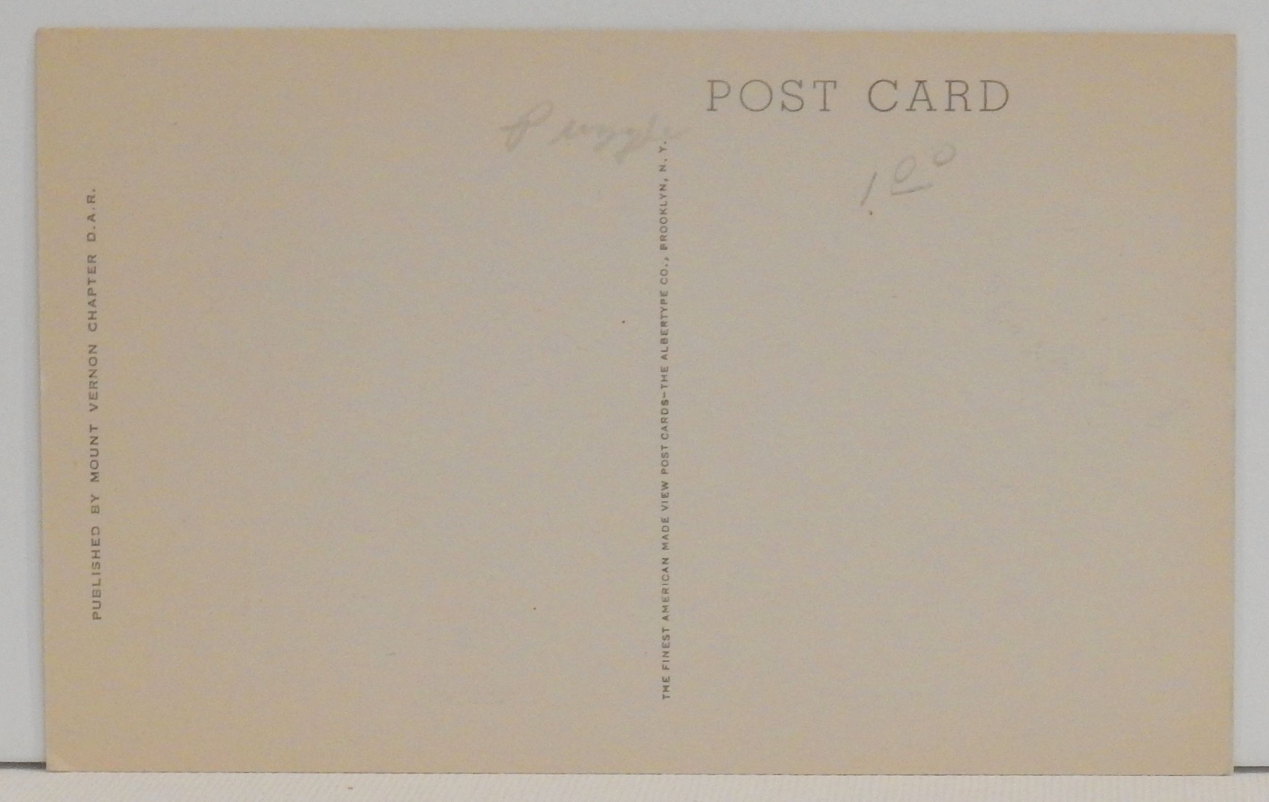 George and Martha Washington, from "Shadow Pictures" - Postcard ...