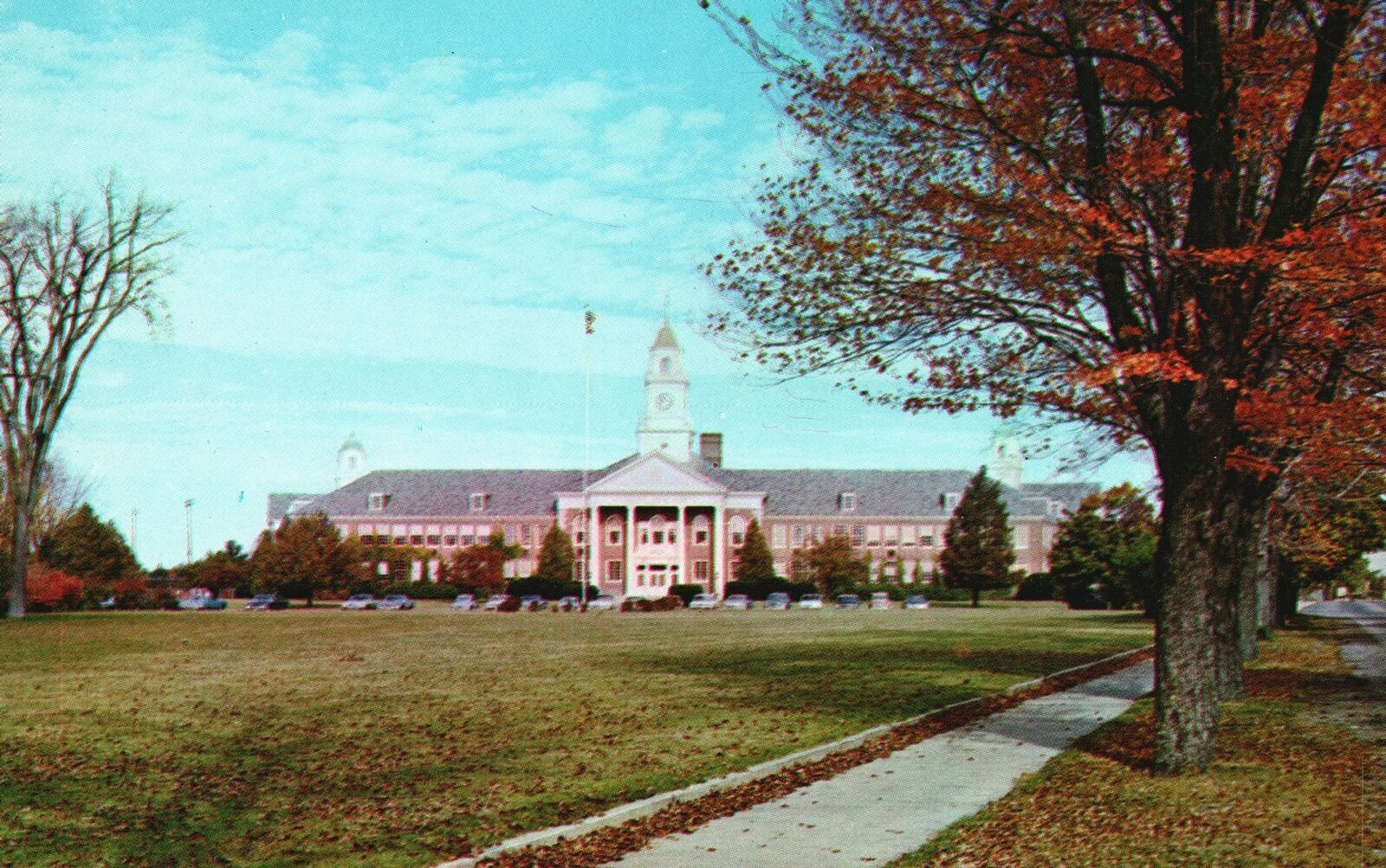 Vintage Postcard Spaulding High School Building Rochester New Hampshire ...