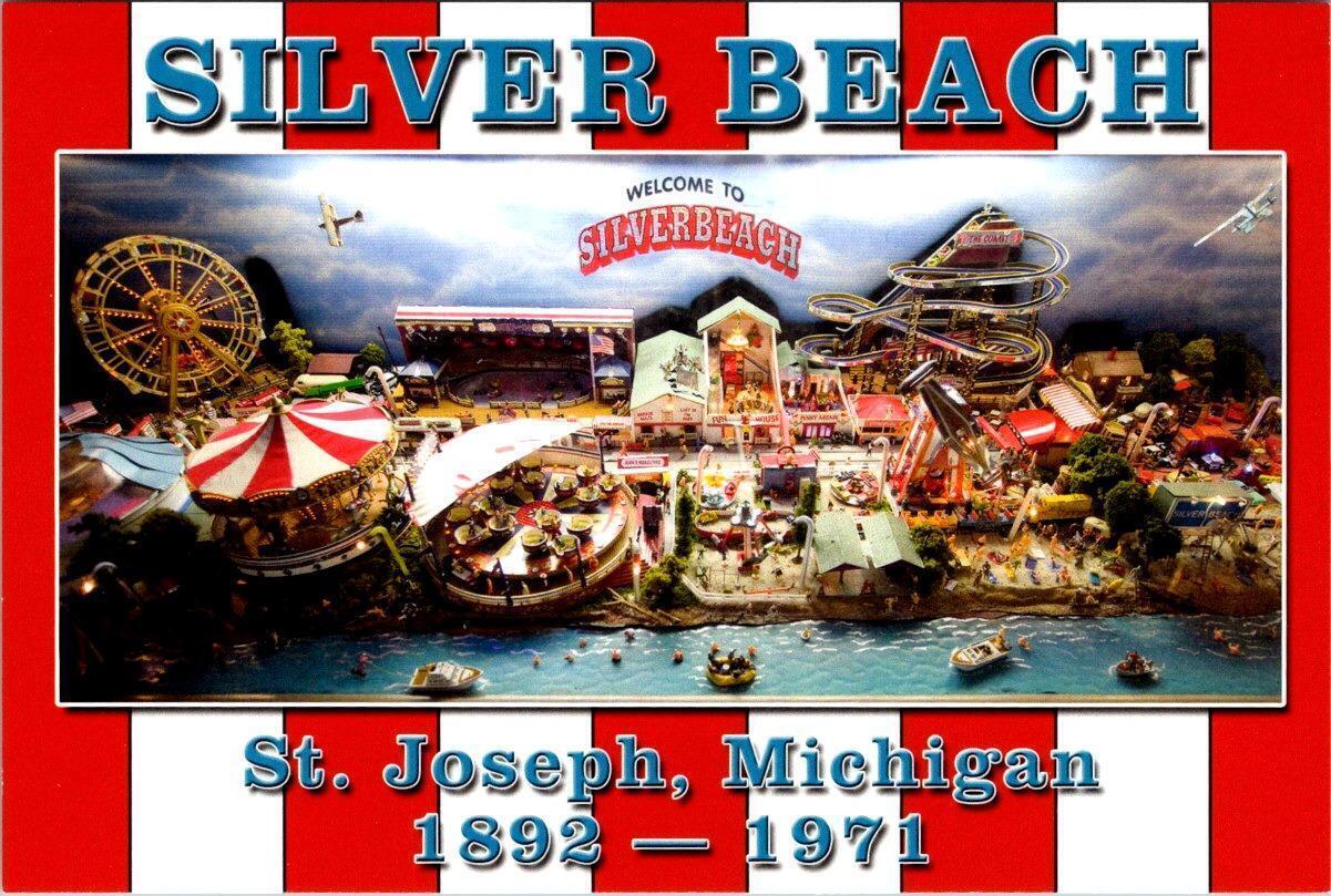 ST JOSEPH, MI Michigan SILVER BEACH AMUSEMENT PARK Working Model 4X6 ...