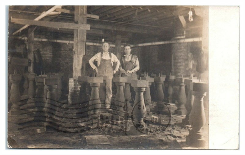 1912 RPPC Iowa Factory Scene, Cedar Rapids? Real Photo Postcard *6T15 ...
