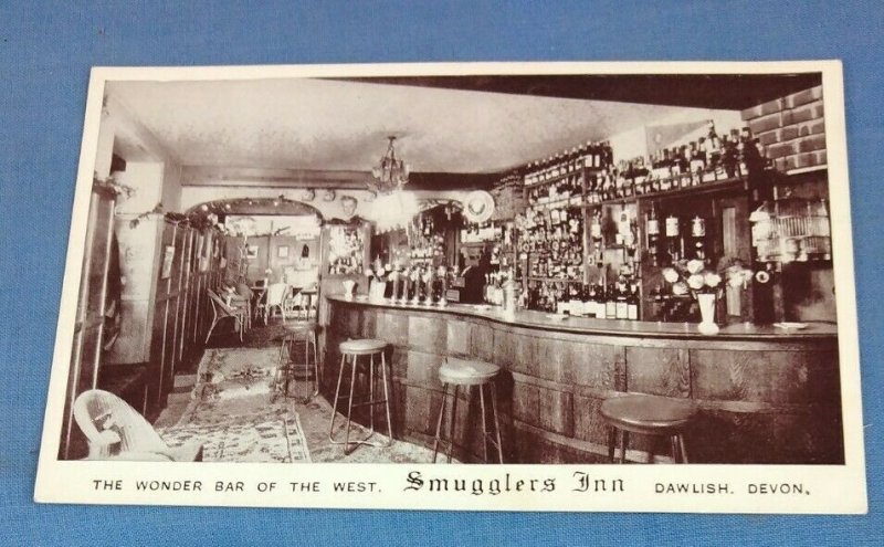 Vintage Postcard The Wonder Bar Smugglers Inn Dawlish Devon K1E ...