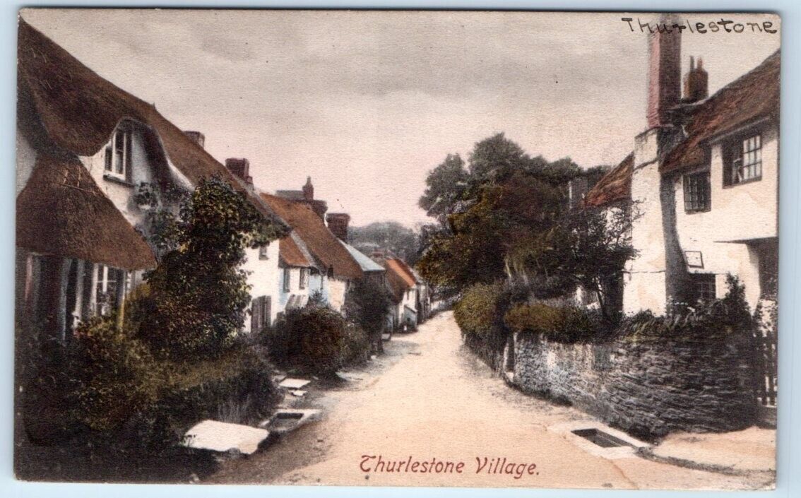 THURLESTONE Village street scene Devon England UK Postcard | Europe ...