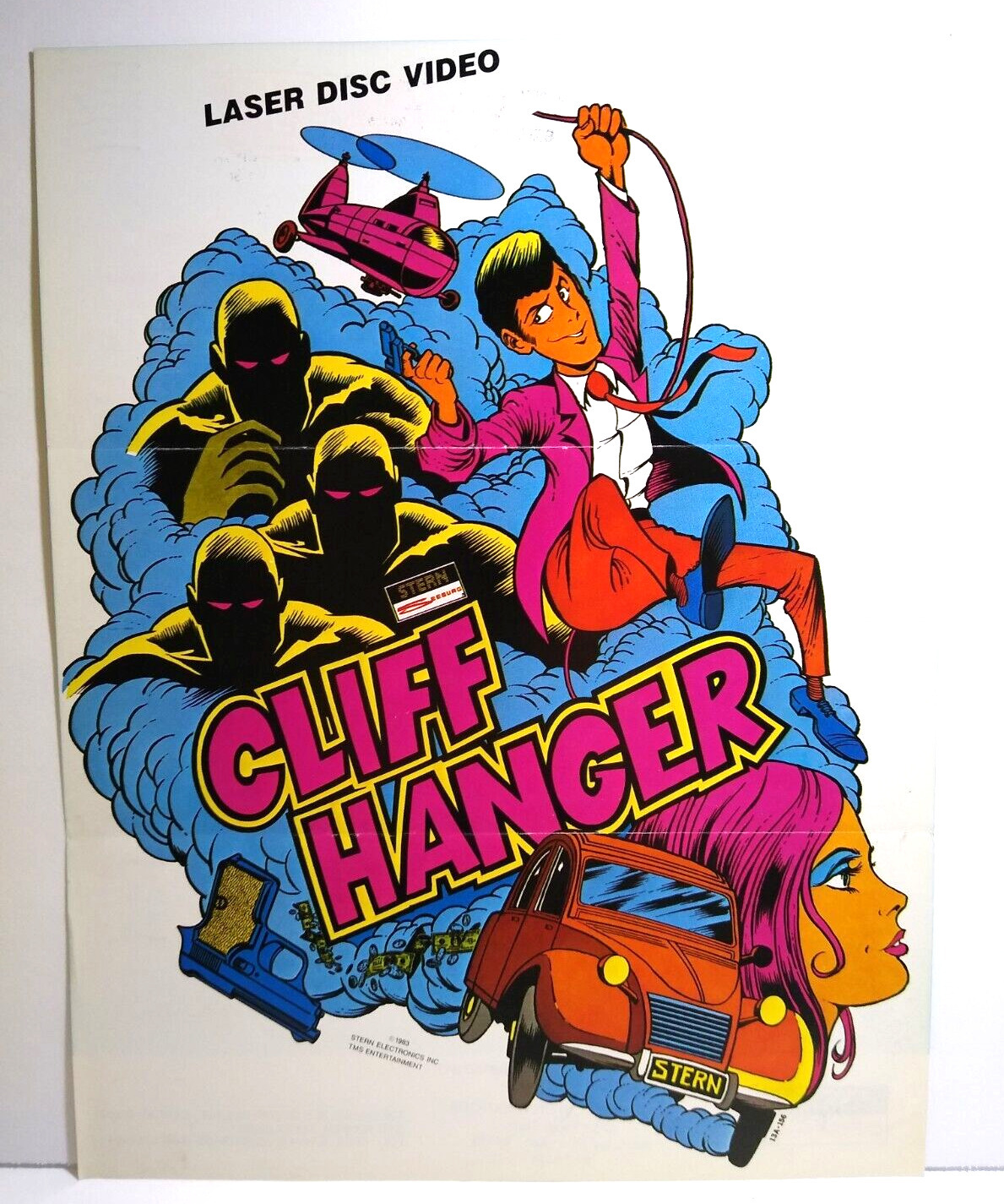 Cliff Hanger Arcade Flyer Original 1983 Video Game Retro Art 8.5" x 11 ...