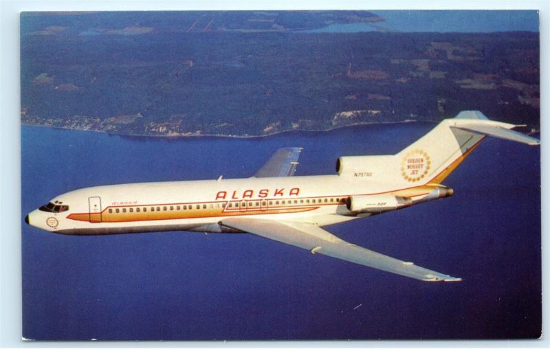 *Golden Nugget Jets Alaska Airlines Golden Nugget Fan-Jets Vintage ...