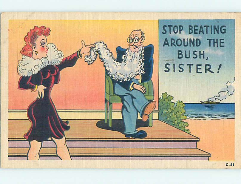 Linen Risque Young Sexy Woman Touching Beard of OLD MAN Hl3787 | Topics ...