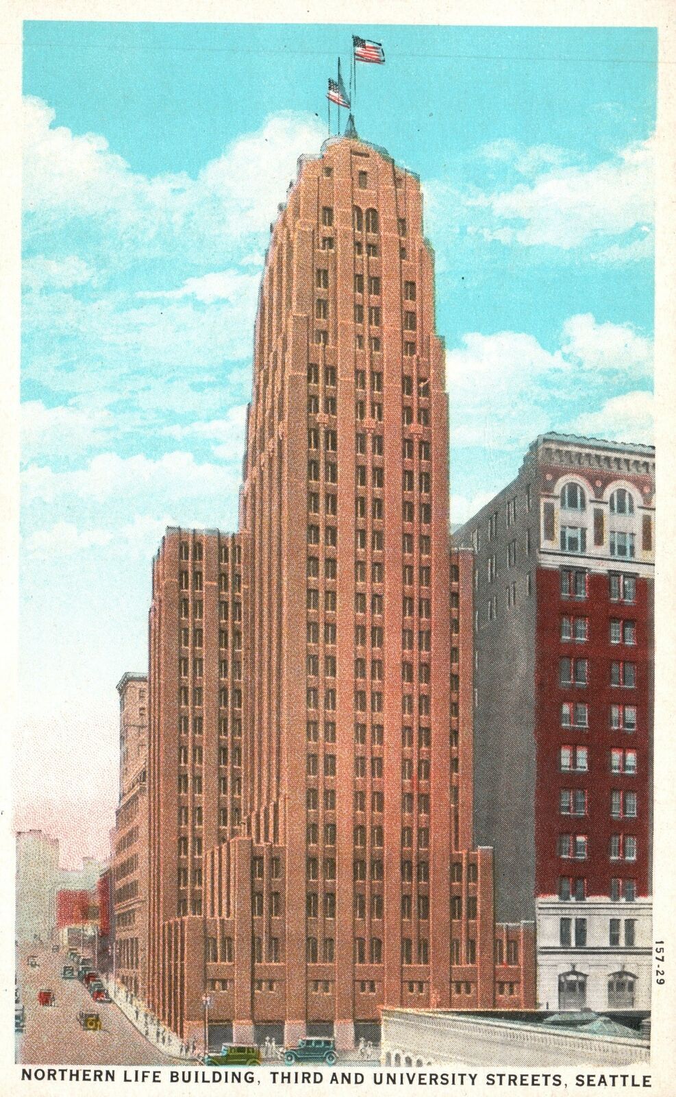 Vintage Postcard Northern Life Building 3Rd & University St. Seattle ...