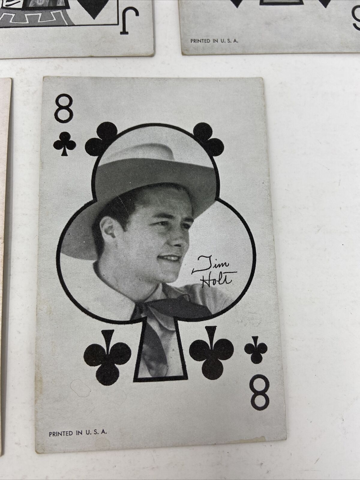 5 Western Aces TV Movie Star Vintage Penny Arcade Cards John Wayne ...