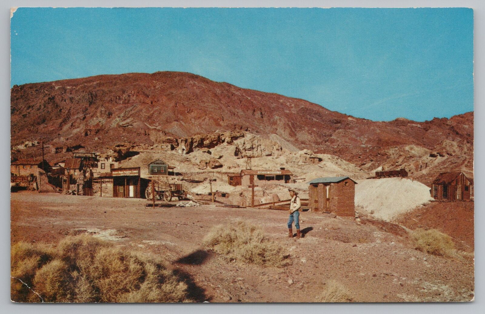Amusement Park & Circus~Calico Ghost Town~Main Street~Vintage Postcard ...