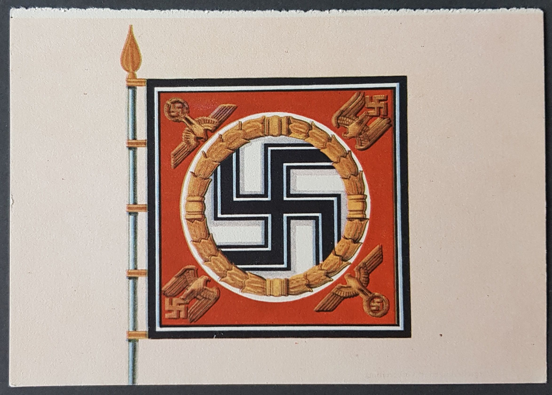 Germany Third 3rd Reich Original Nazi Postcard WW2 Fuhrer Standard ...