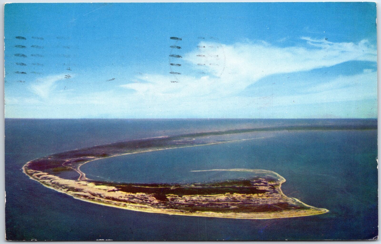 Vintage Postcard Aerial View of the TIP of Cape COD Brewster to Race ...