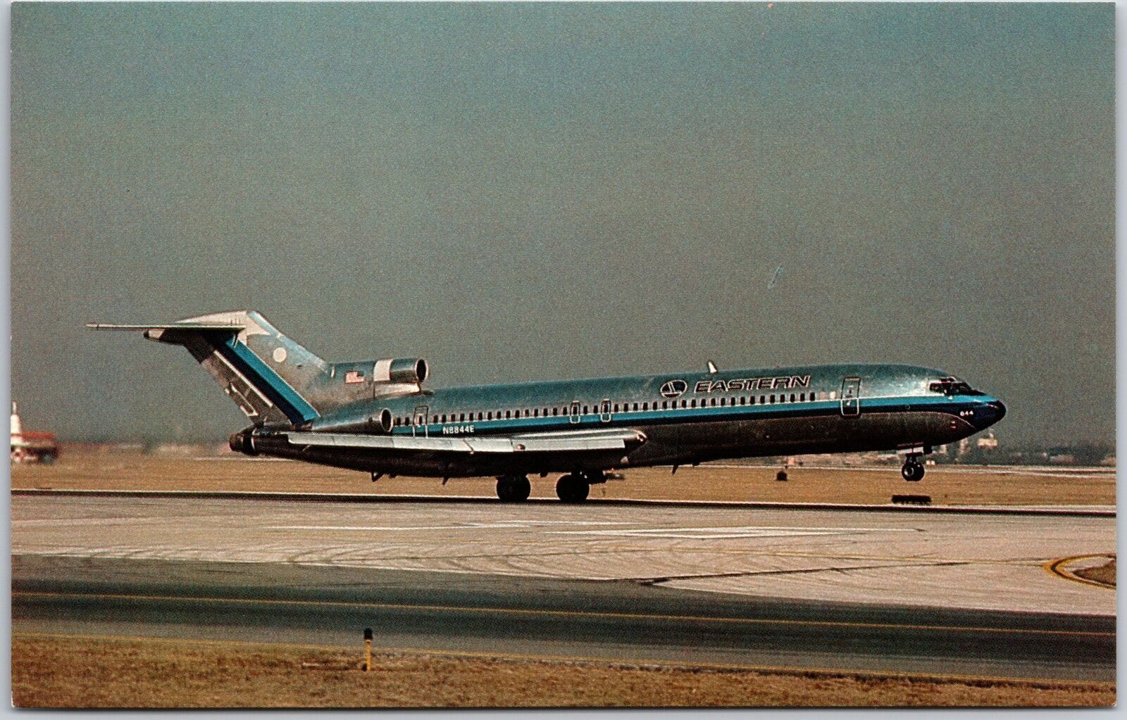 Airplane Eastern Airlines Boeing 727-225 Tri-Jet Airliner Postcard ...