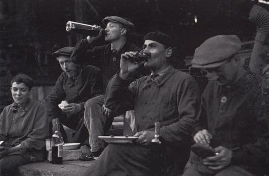 Poverty Eating Alcohol On The 1930s Paris Streets Mussolini AWARD Photo ...