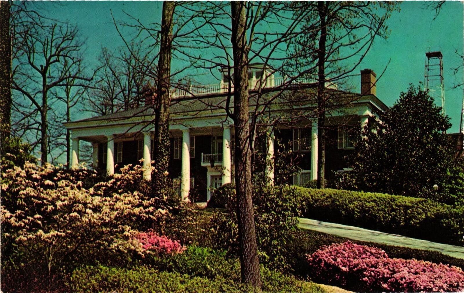 Vintage Postcard- White Columns on Peachtree, Atlanta, GA. 1960s ...