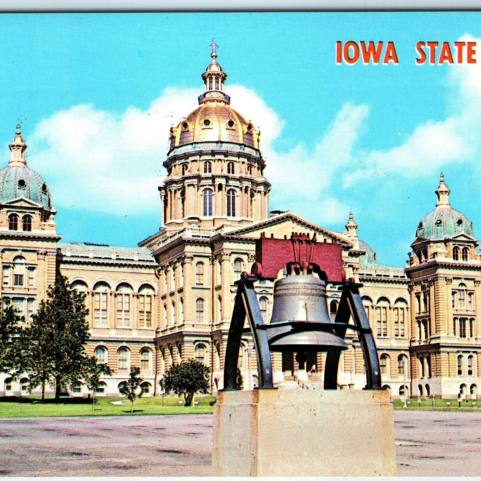c1970s Des Moines, IA State Capitol Parking Lot Liberty Bell Replica ...