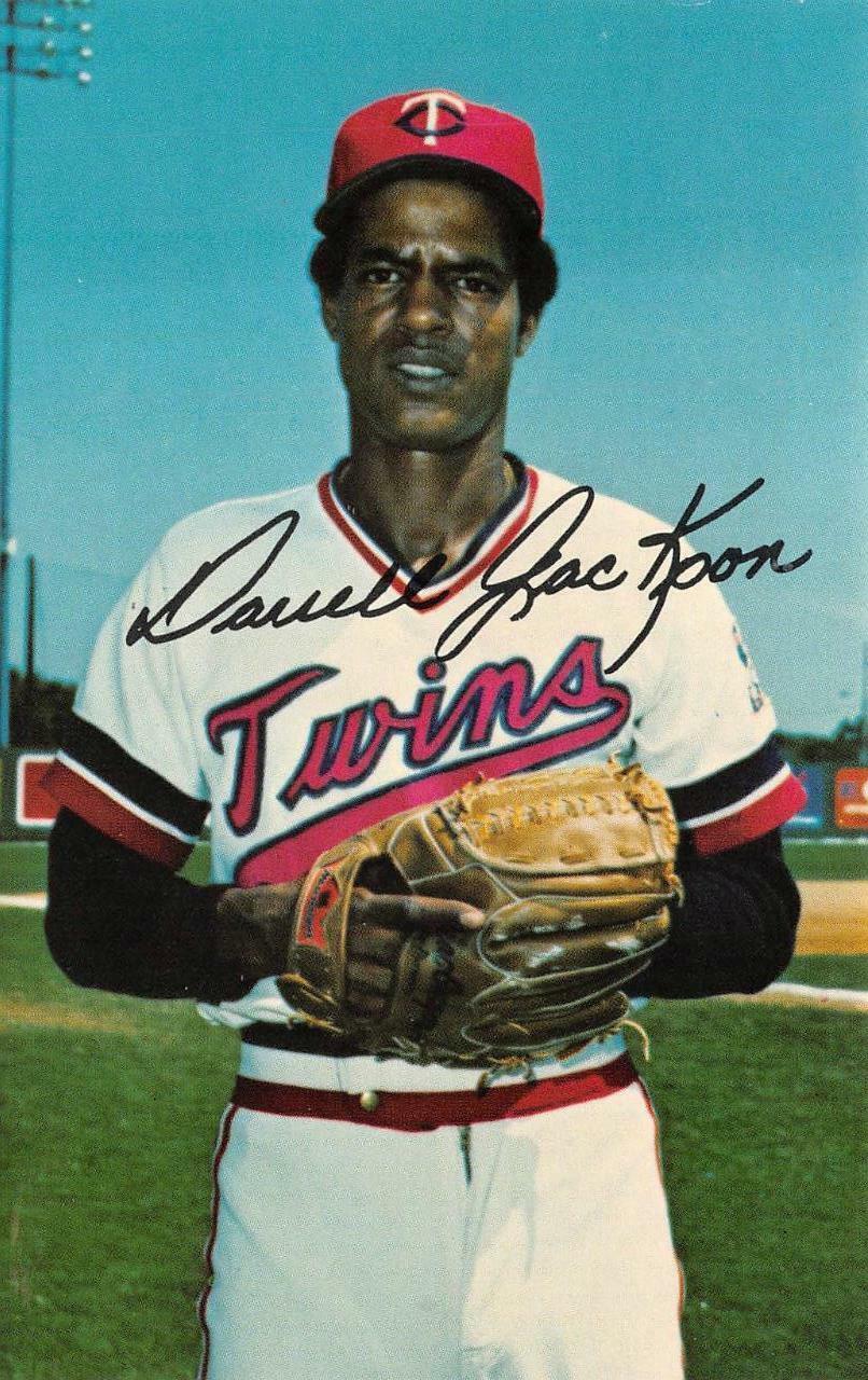 Baseball Darrell Jackson Minnesota Twins Black Americana Postcard ...