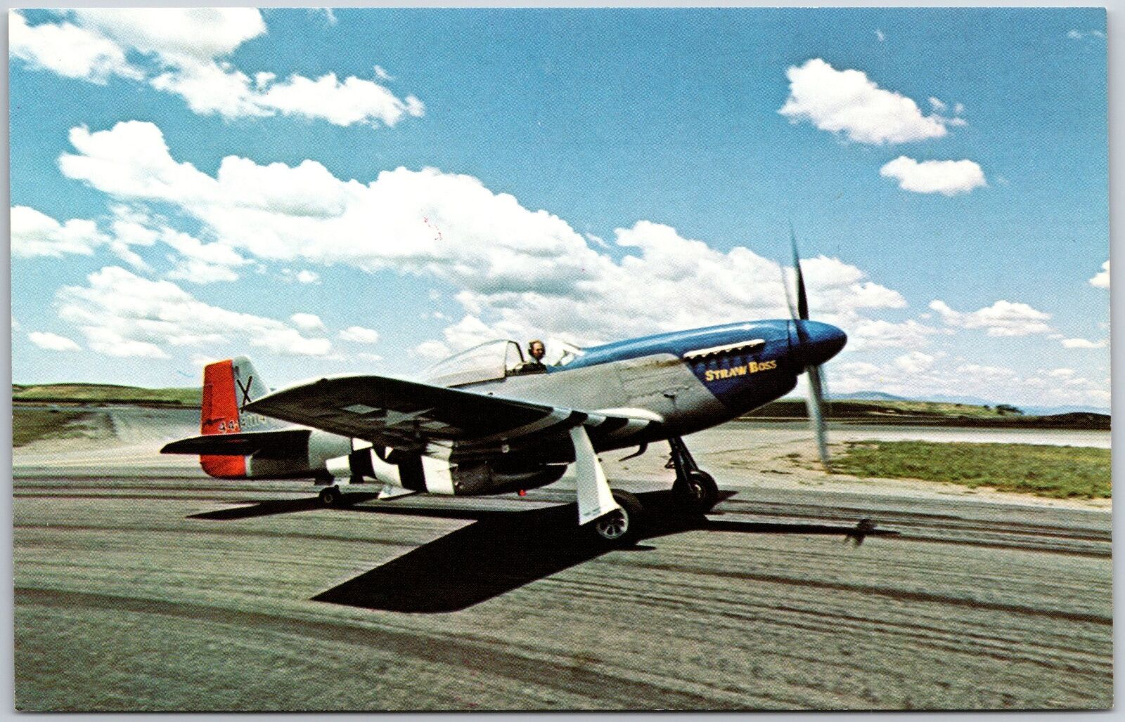 North American P-51D 352nd FG, 328th FS 8th Air Force Aircraft Postcard ...
