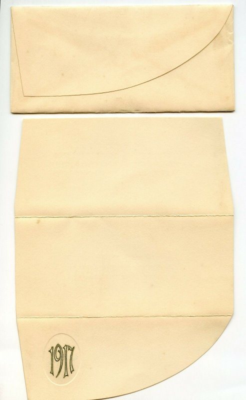 1917 Valparaiso High School Senior Class Commencement Invitation ...