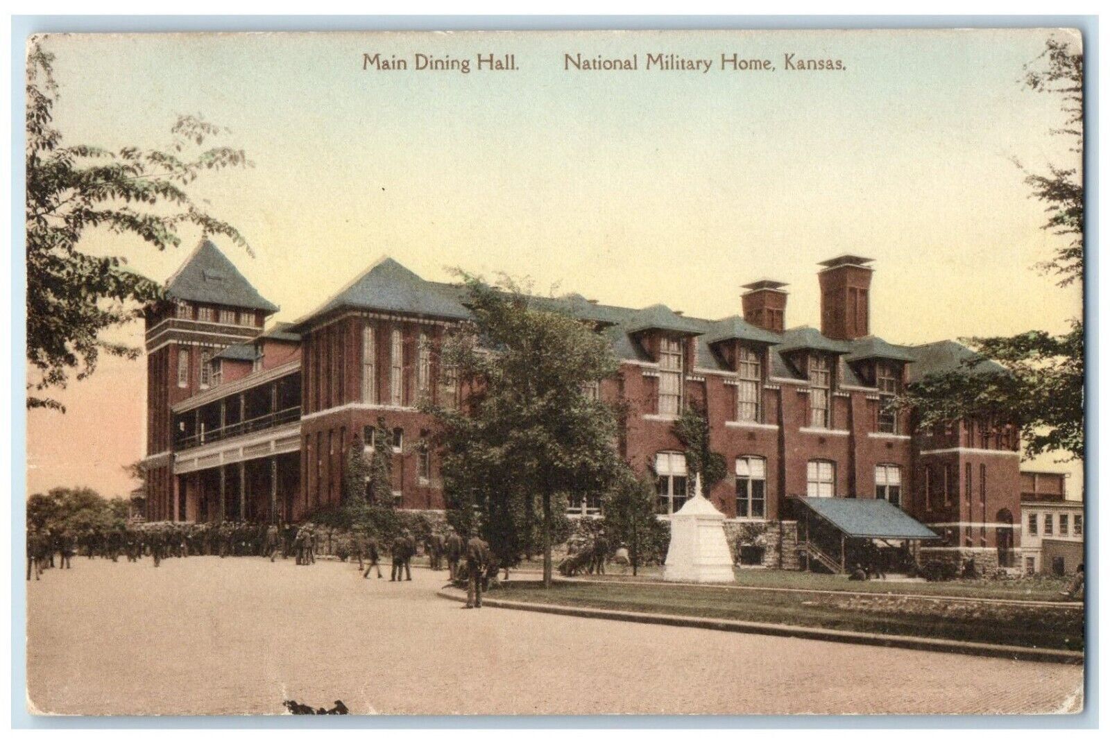 1928 Main Dining Hall Exterior Building National Military Home Kansas ...