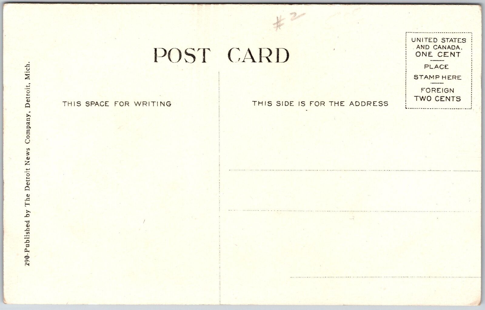 Hotel Norton Detroit Michigan MI Huge Building Street View Postcard ...