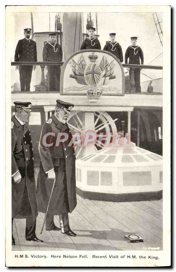 Postcard Old Ship HMS Victory Nelson Fell | Topics - Transportation ...