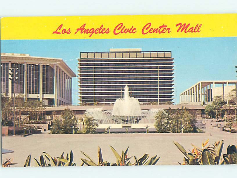 Pre-1980 CIVIC CENTER MALL Los Angeles California CA hp2501 | United ...