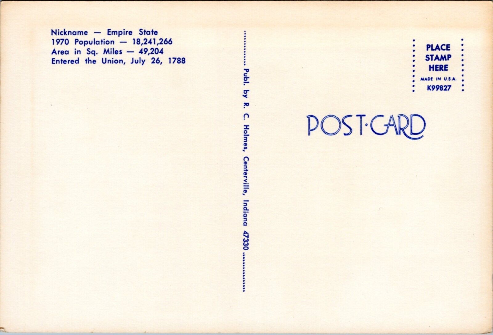 Postcard Map New York - Greetings from - map of cities tourist ...