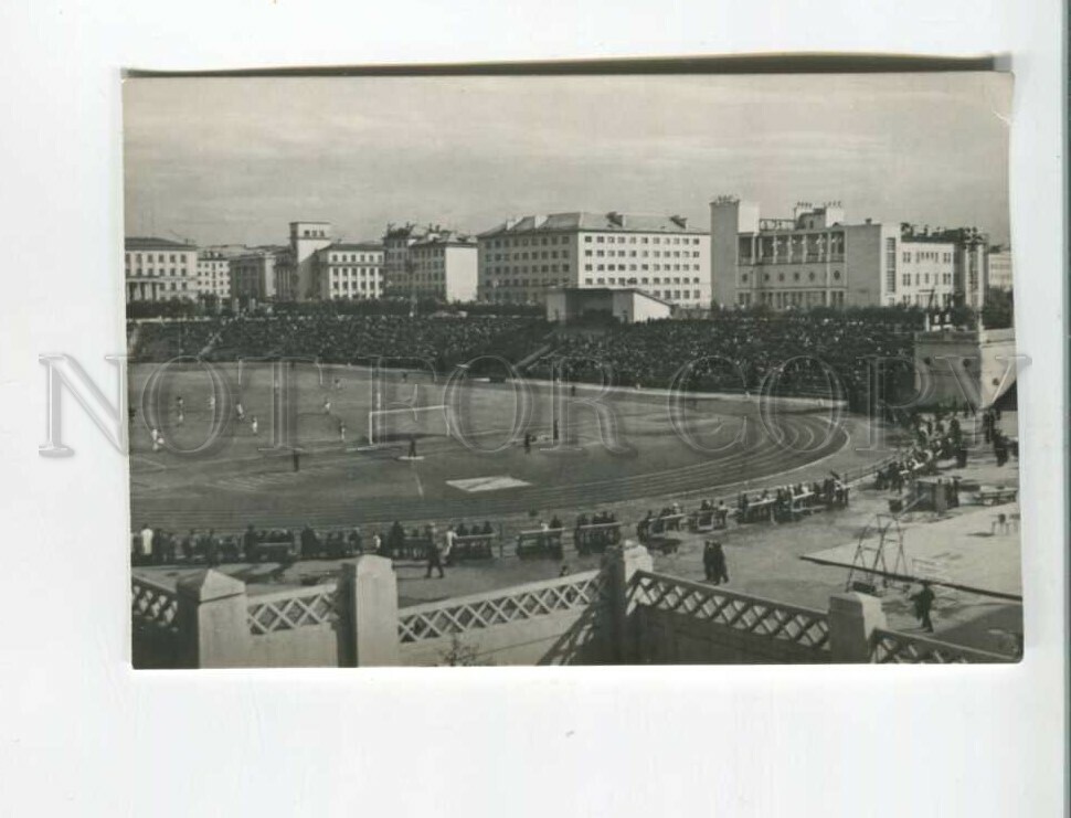 473340 1966 Murmansk Trud Stadium football soccer match photo Mazelev ...