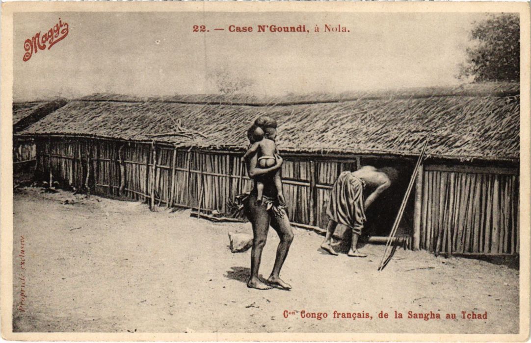 PC Case N'goundi a Nola Ethnic Types French Congo (A35749) | Africa ...