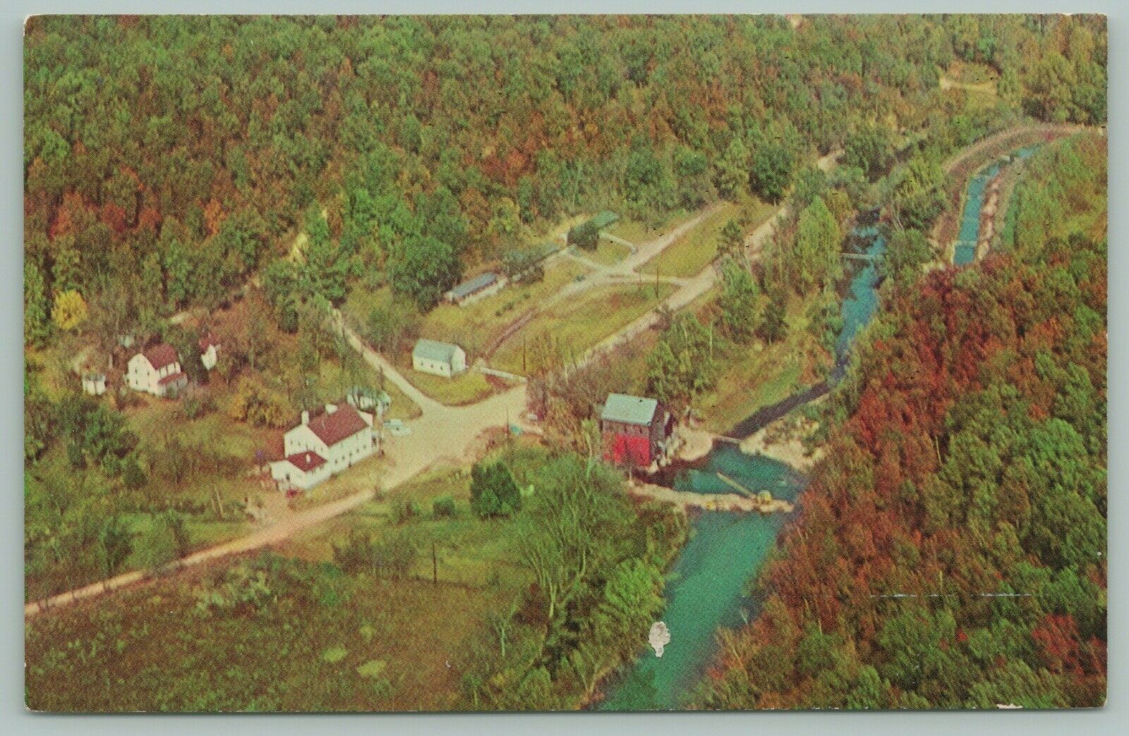 Rockbridge Missouri~Rainbow Trout Ranch Aerial View~Rockbridge Mill ...