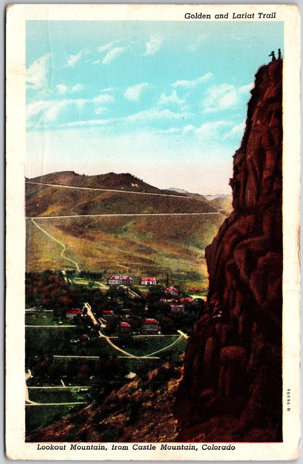 Golden and Lariat Trail Lookout Mountain Castle Colorado Ascending Road ...