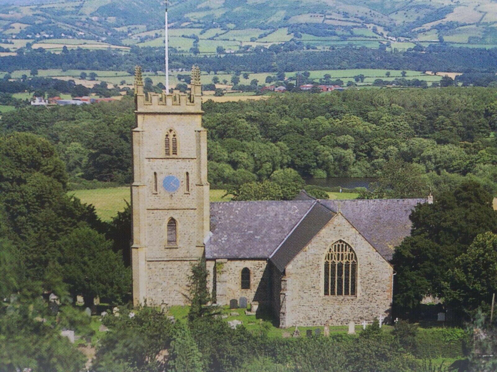 St Nicholas Church Montgomery Wales Vintage Postcard | Europe - United ...