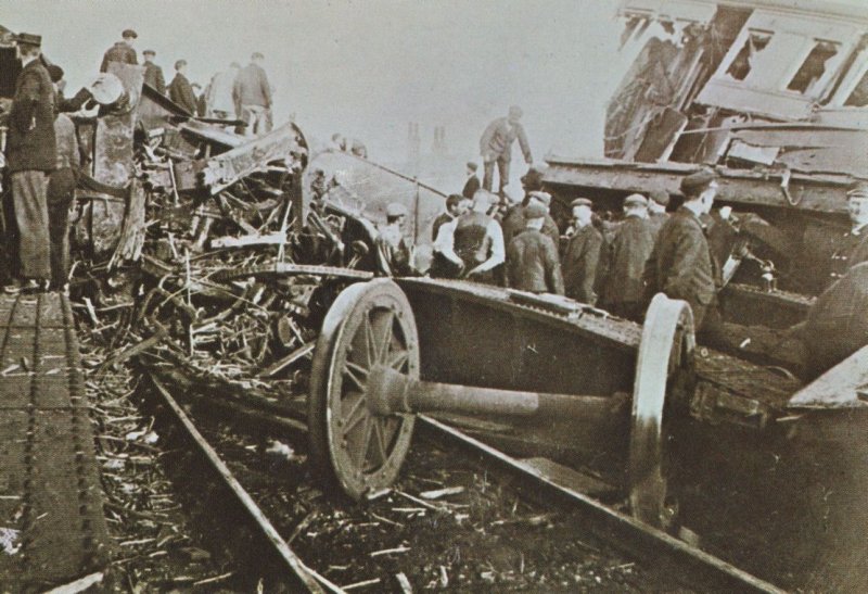 Boat Train Disaster 1906 Plymouth Crash Railway Postcard | Topics ...