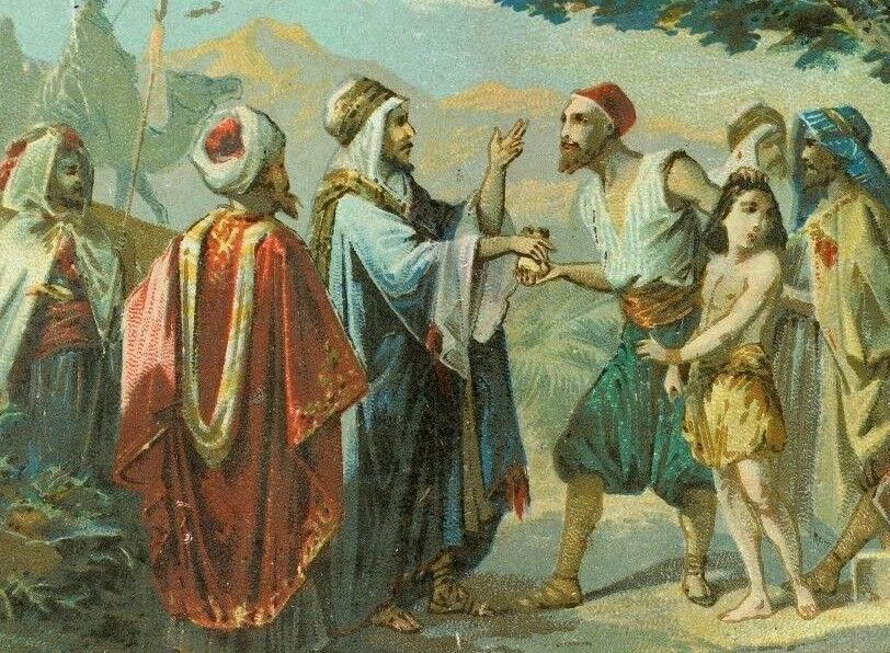 1870's-80's Lovely Middle Eastern Scene Traders Merchants Victorian ...