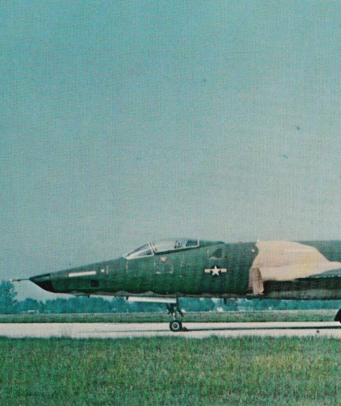 Postcard: McDonnell RF-101C "Voodoo" Worlds First Super Sonic Photo ...