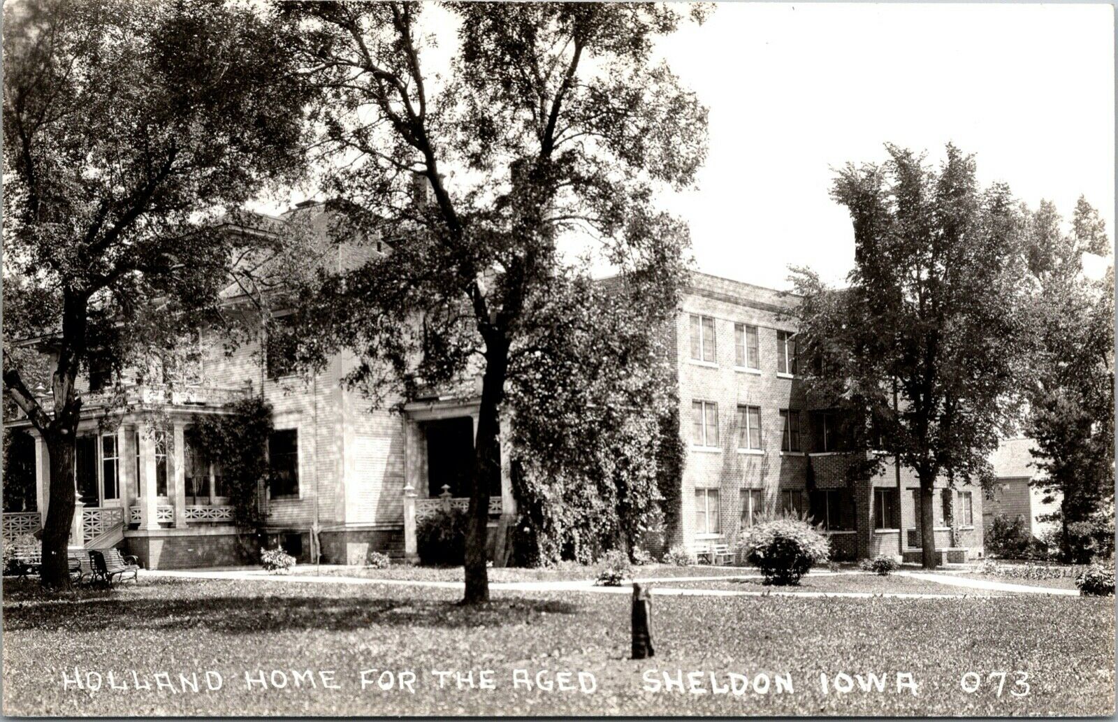 Real Photo Postcard Holland Home For The Aged in Sheldon, Iowa~132130 ...