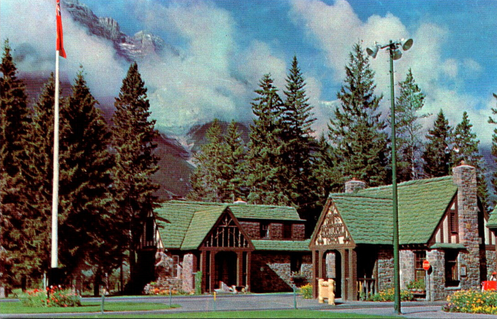 Canada Banff Entrance To Banff National Park | Canada - Alberta - Banff ...