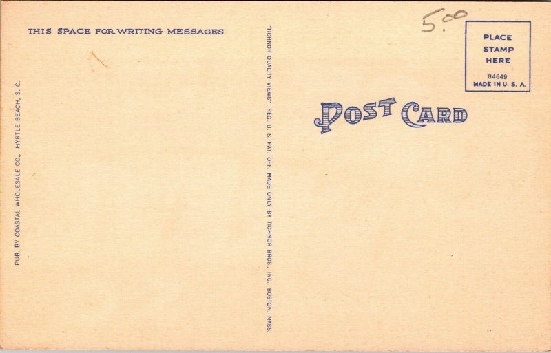 Vtg Large Letter Greetings from Ocean Drive South Carolina SC 1930s ...