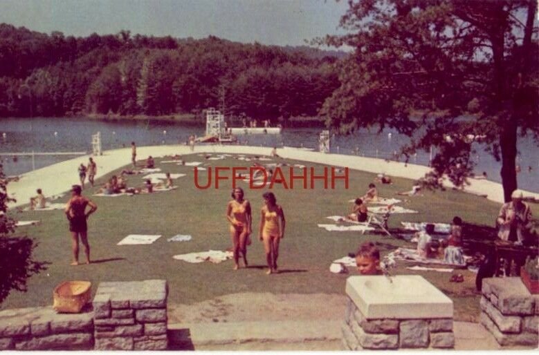 NORRIS LAKE, Bathing Beach at BIG RIDGE STATE PARK, near KNOXVILLE, TN ...
