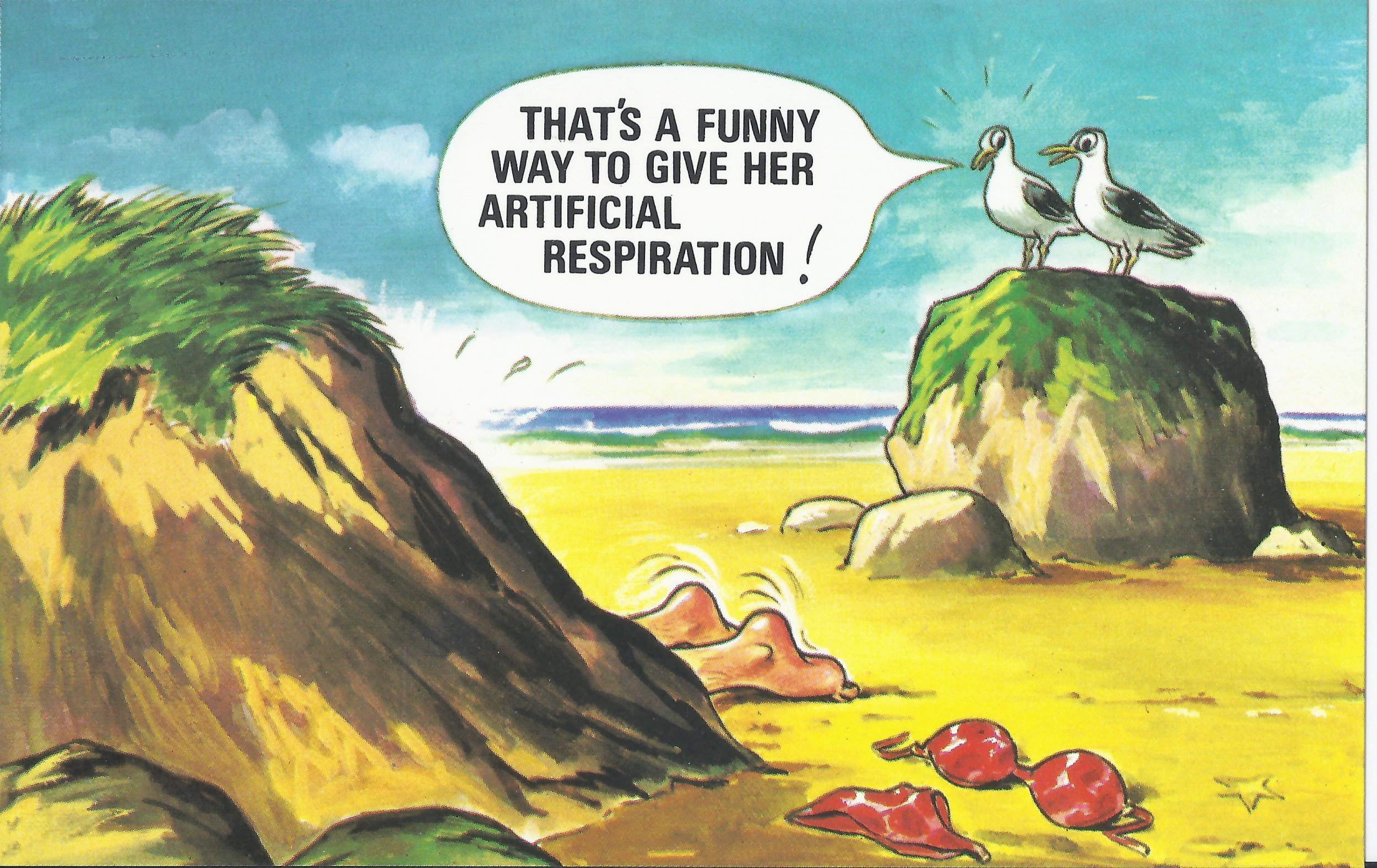 Vintage 1970's Bamforth COMIC Postcard, Funny way artificial ...