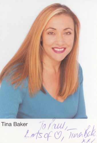 Tina Baker GMTV Eastenders etc Soap Opera Awards Hand Signed Photo ...