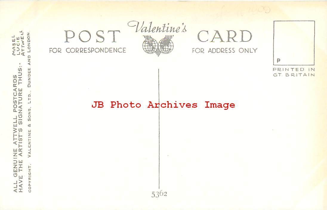 Mabel Lucie Attwell, Valentine No 5362, Each New Morning This is What ...