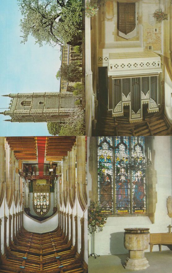 St Marys Church Dedham 1970s 4x Postcard | Europe - United Kingdom ...