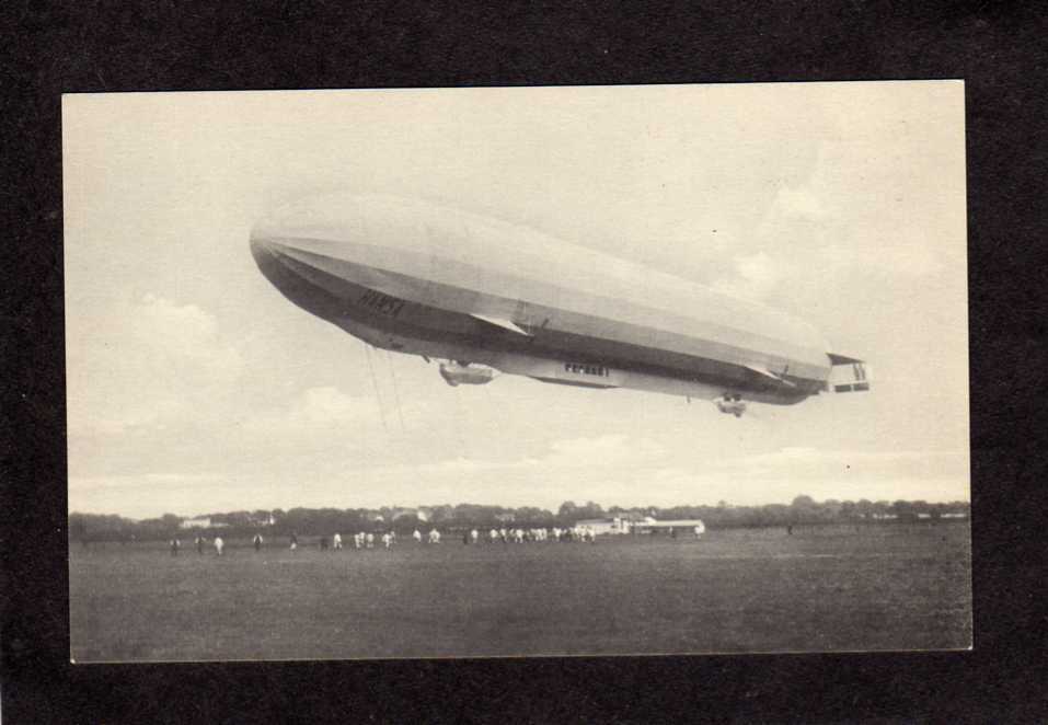 German Zeppelin Dirigible Airship Blimp Hansa Carte Postal Postkarte ...