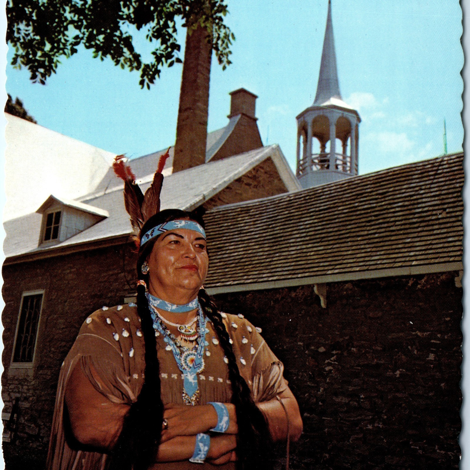 c1970s Caughnawaga, Quebec Indian Princess White Dove Iroquois Choir ...