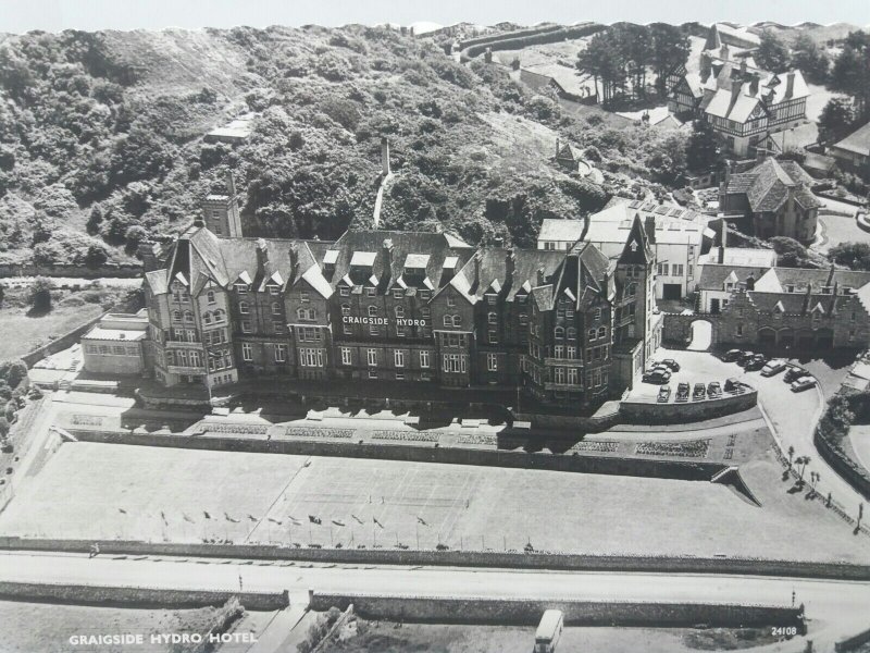 Aerial View of Craigside Hydro Hotel Llandudno Wales Vintage RP ...