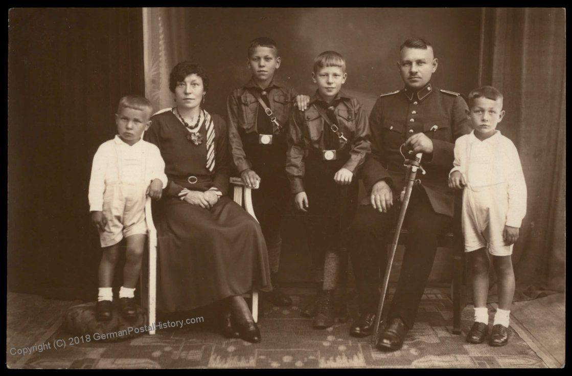 3rd Reich Germany Hitler Youth HJ Family RPPC Card 80540 | Europe ...