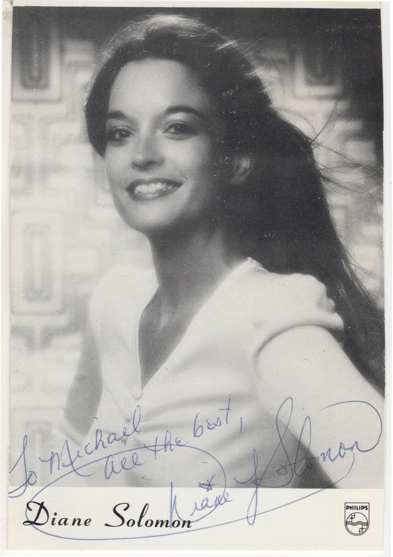 The Diane Solomon BBC Show Eurovision Song Contest Hand Signed Photo ...
