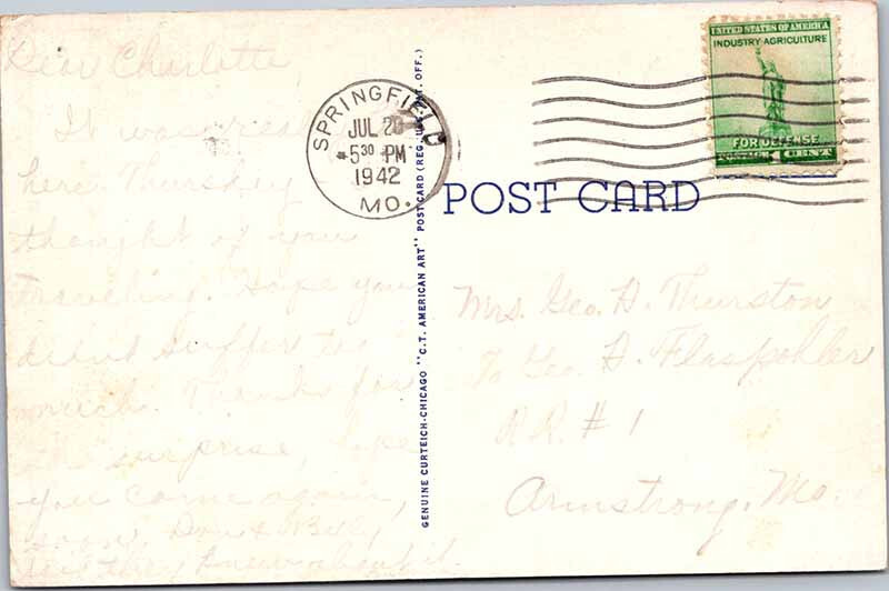 Postcard BOAT SCENE Springfield Missouri MO AK4700 | United States ...