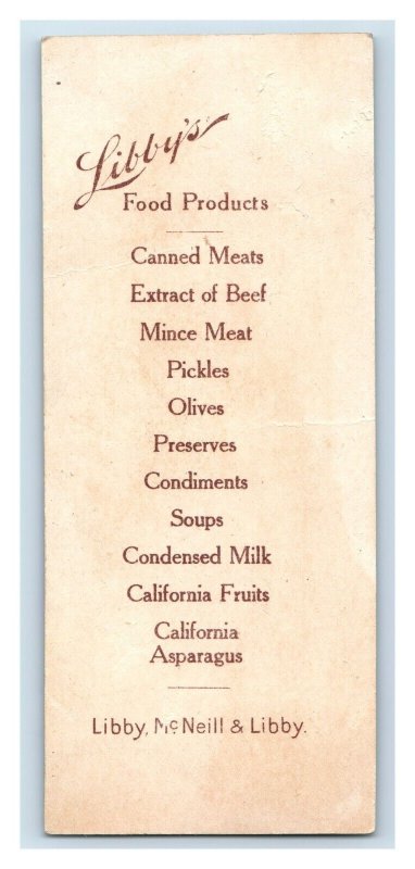 Libby McNeil & Libby Bookmark Libby's Luncheon Meats Lady Playing ...